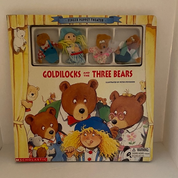 Scholastic | Other | Goldilocks The Three Bears Finger Puppet Theater ...